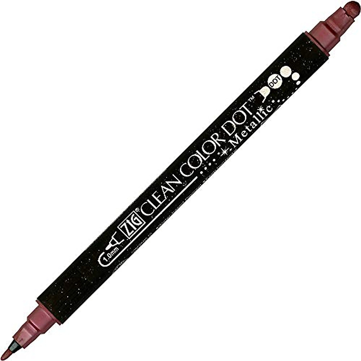 Kuretake TC-8100/6V ZIG Clean Color Dot Metallic 6 Colors