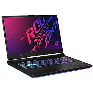 ASUS ROG Strix G17 17.3" Full HD 120Hz Gaming Notebook Computer, Intel Core i7-10750H 2.6GHz, 8GB RAM, 512GB SSD, NVIDIA GeForce GTX 1660 Ti 6GB, Windows 10 Home, Black