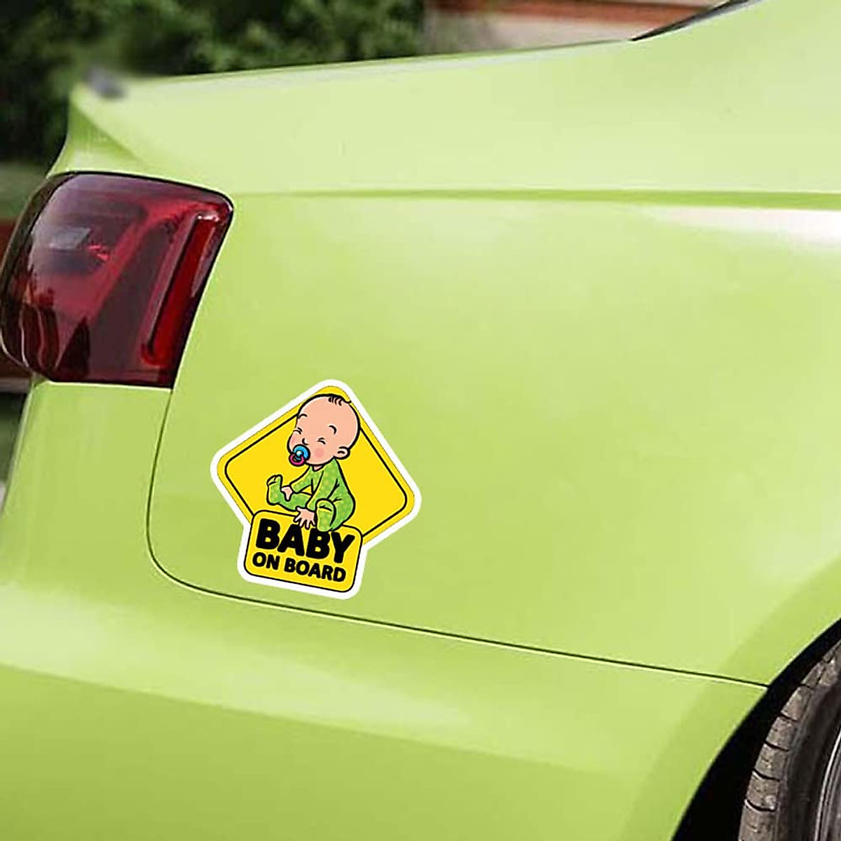 Baby Board Sign Sticker for Car Baby in Car Decal Baby Kids Safety Signs Stickers Baby Car Sticker Baby Car Decal Reflective Kids Safety Warning (Style 2)