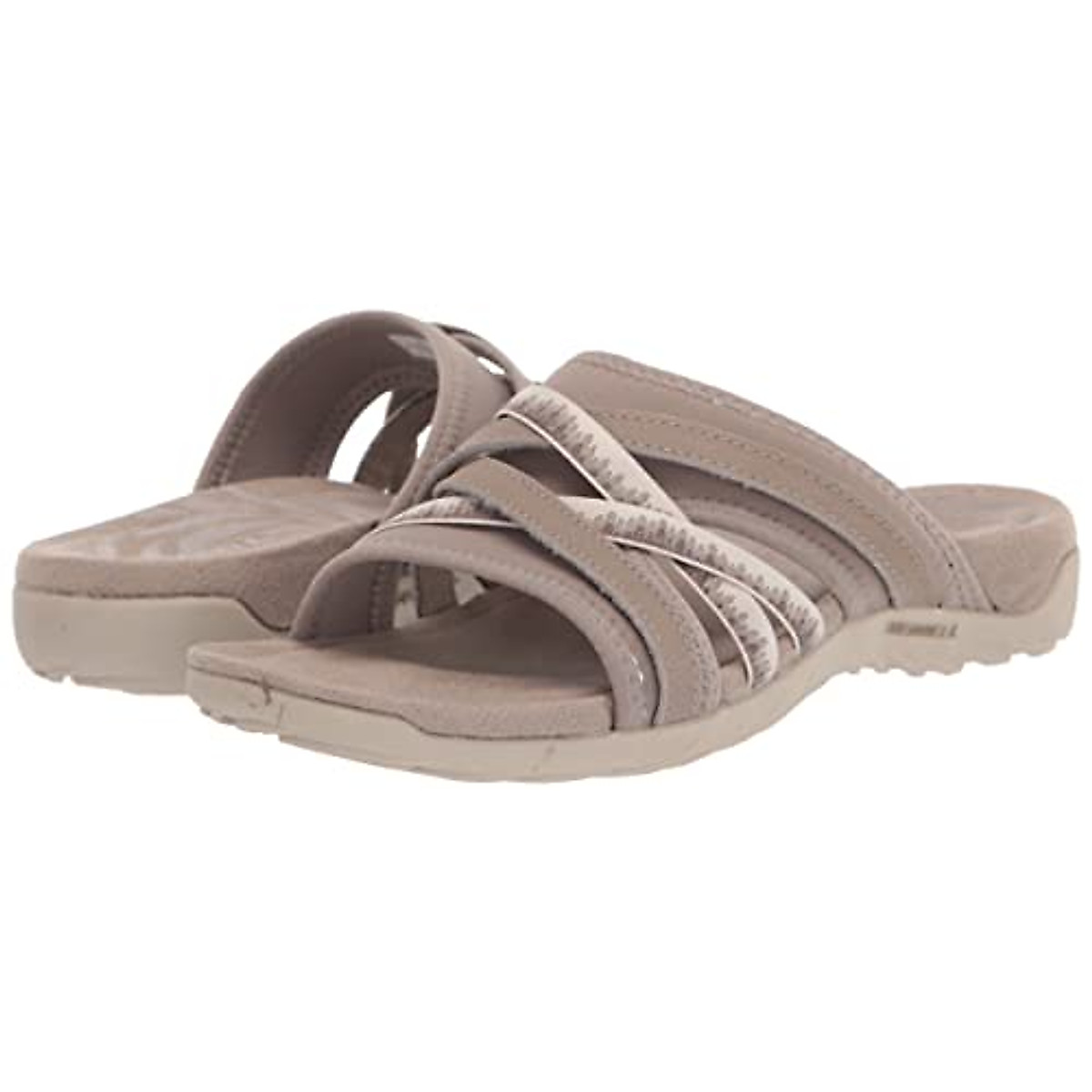 Merrell womens Terran 3 Cush Slide Sandal, Moon, 9 US