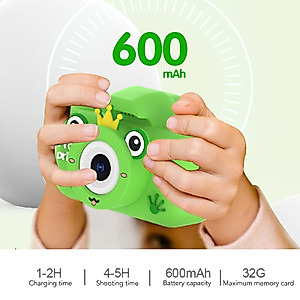 Kids Camera,plplaaoo Kid Digital Camera,Camera for Kids,40MP HD Dual Camera Cute Mini Digital Video Cameras for Boys and Girls,for Children Over 6 Years Old, Kids Camera Camera for Kids Kids digi