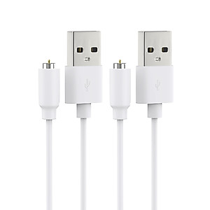 Bicmice Magnetic USB DC Charger Cable Replacement Charging Cord - 2 Pack