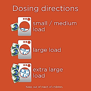 Tide PODS Plus Downy 4 in 1 HE Turbo Laundry Detergent Soap Pods, April Fresh Scent, 61 Count Tub - Packaging May Vary