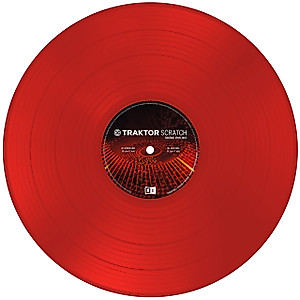 Native Instruments Traktor Scratch Control Vinyl MK2 - Red, Single Vinyl