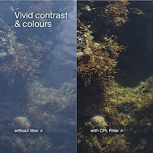 Urth 72mm 4-in-1 Lens Filter Kit (Plus+) - UV, CPL, Neutral Density ND8, ND1000, Multi-Coated Optical Glass, Ultra-Slim Camera Lens Filters