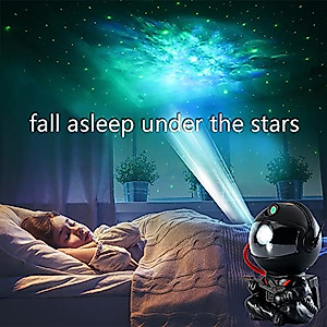 SHJQJJLBCQ Galaxy Projector, Astronaut Light Projector, Star Projector, Kids Night Light, Projector Lights for Bedroom, Adult Playroom,Ceiling, Room Decoration