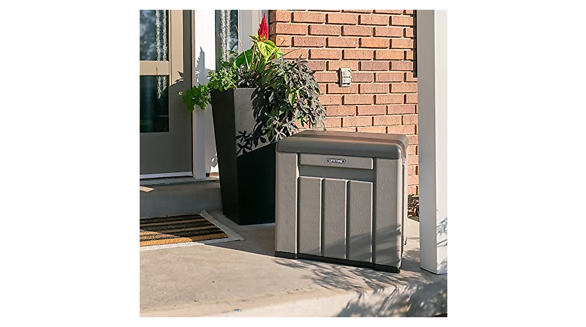 Lifetime 60372U Outdoor Cube Storage Box, Gray — 🛍️ The Retail Market