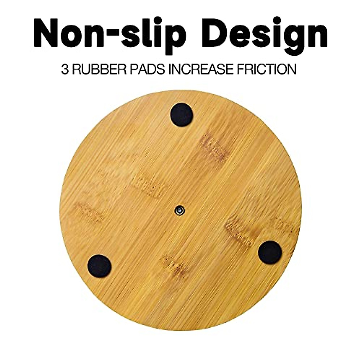 TONLEA Wood Paper Towel Holder, Black Paper Towel Holder Countertop, Kitchen Towel Holder Free-Standing with Non-Slip Wooden Base