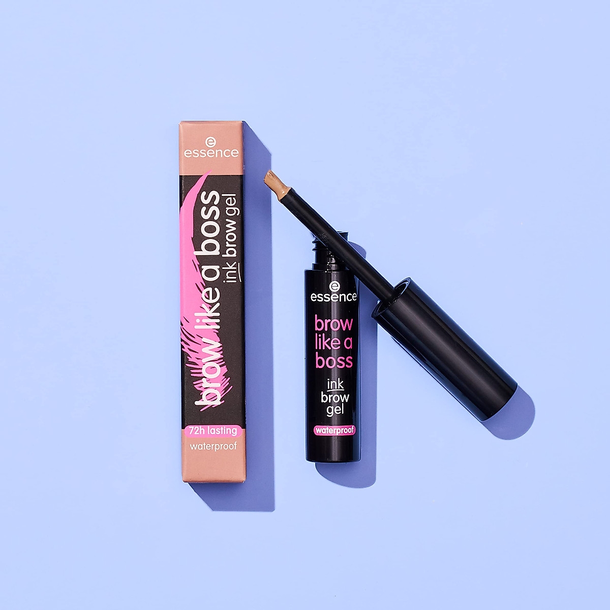 essence | Brow Like A Boss Brow Gel | Waterproof & Smudge Proof Tinted Brow Gel | Vegan & Cruelty Free, Paraben Free (03 | Dark Brown)