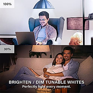 Sengled Smart Light Bulbs, Color Changing Alexa Light Bulb Bluetooth Mesh That Work with Alexa Only, Dimmable LED Bulb A19 E26 Multicolor, High CRI, High Brightness, 9W 800LM, 6-Pack, No Hub Required