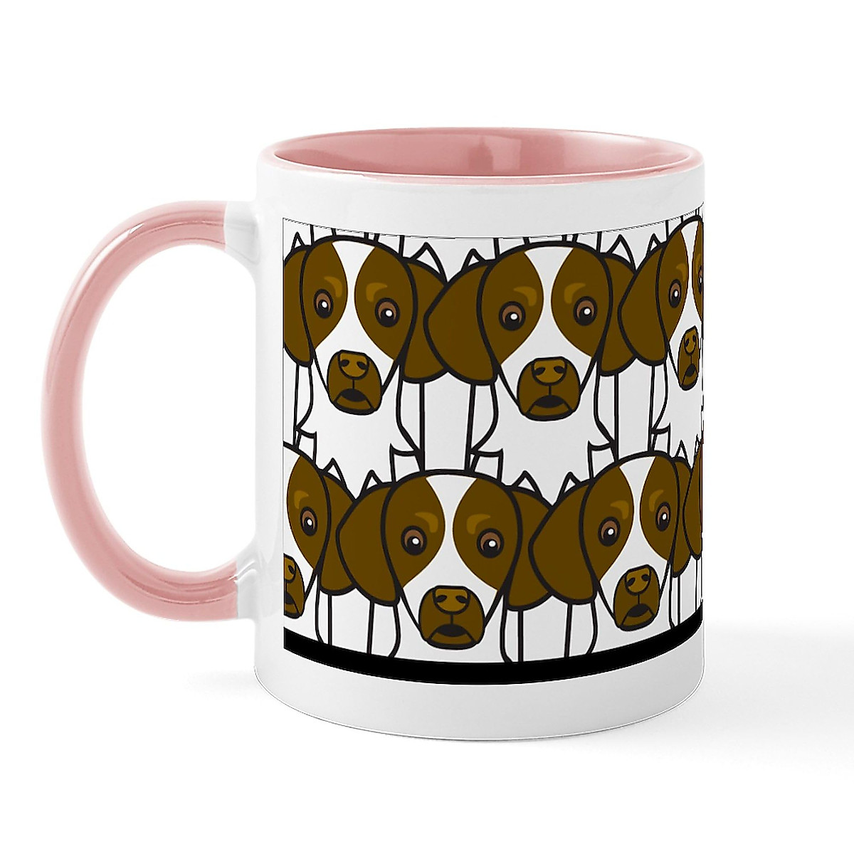 CafePress Brittany Spaniels Mug Ceramic Coffee Mug, Tea Cup 11 oz
