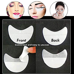 MELADY Disposable Eye Shadow Shields Applicator Patch Pad Sticker Tapes False Eyelash Eyelash Tinting & Lash Extension Makeup Tool Pack of 100pcs