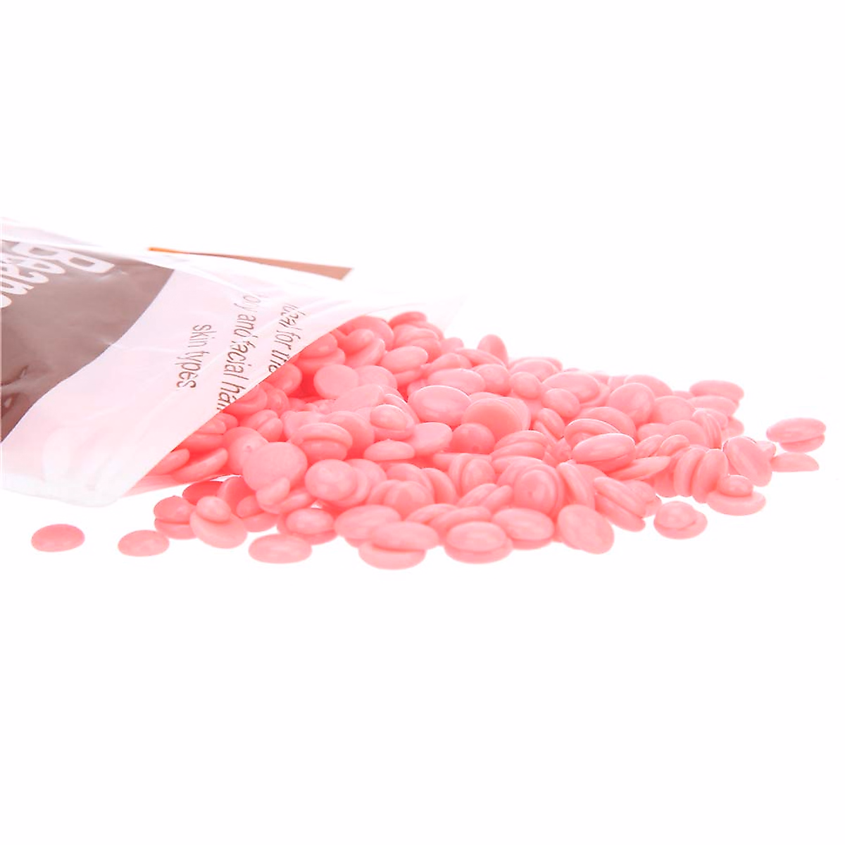 Seribrmo Hard Wax Beans for Face, Underarms, Brazilian, Bikini Hair Remover 10.6 Ounce (Rose)