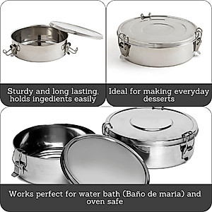 Imusa Flan Mold, Silver