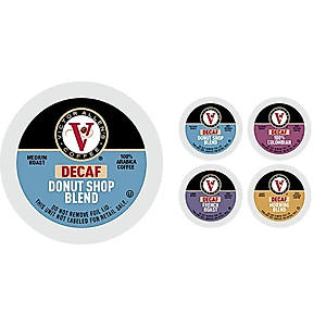 Victor Allen's Coffee Decaf Donut Shop and Variety Pack Bundle, 80 + 54 Count