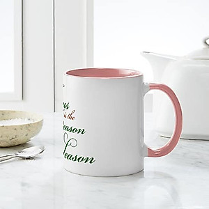 CafePress Jesus Is The Reason For The Season Mugs Ceramic Coffee Mug, Tea Cup 11 oz