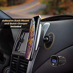 Scosche MPQ2WD-XTSP1 Magicmount Magnetic Suction and Adhesive Mount Holder Charger for Vehicles