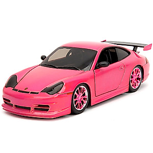 911 GT3 RS Pink Metallic with Pink Wheels Pink Slips Series 1/24 Diecast Model Car by Jada 34847