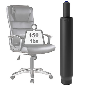 AAGUT 5'' Stroke Office Chair Gas Lift Cylinder Replacement,Pneumatic Shock Heavy Duty (450 lbs) Office Chair Parts & Universal Size, Class 4 Hydraulic Piston, Black