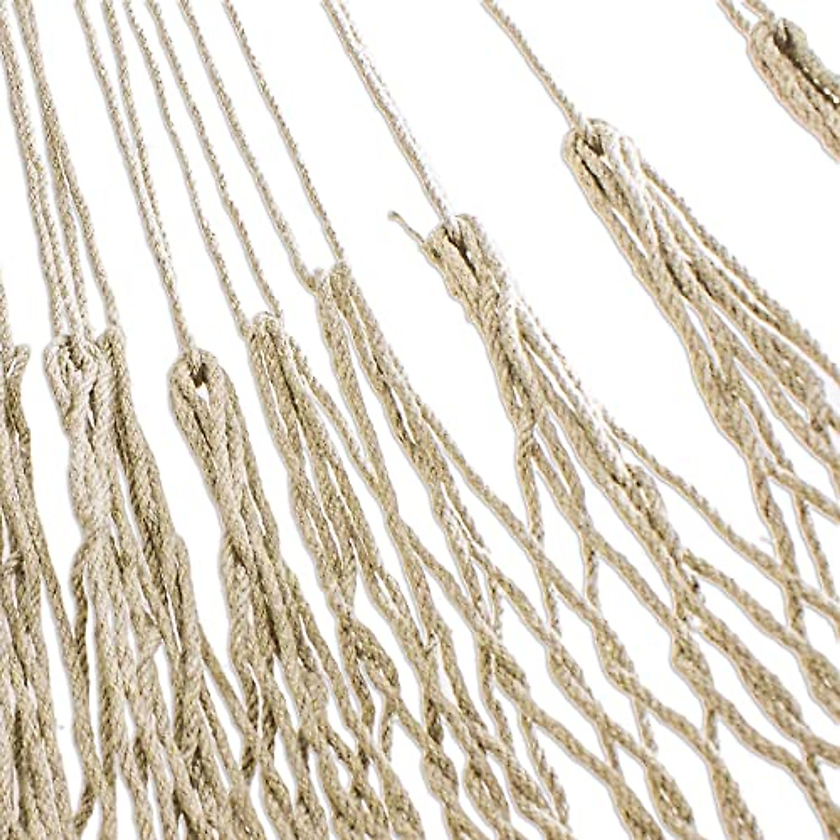 NOVICA Handmade Double Cotton Hammock Hand-Woven in Grey with Thick Tassels, Ideal for Camping and Outdoor Relaxation - 150" L with Hanging Accessories Included, Mirage in Grey'