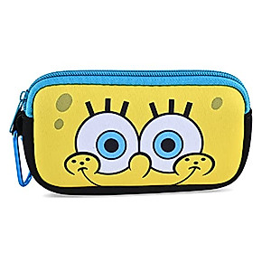 Nickelodeon SpongeBob SquarePants Boys Sunglasses for Kids and Glasses Case Set Eyewear for Toddlers (OS, Yellow)