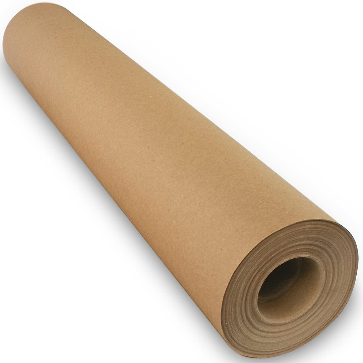 Brown Kraft Paper Roll 17.5 in x 1320 in (110 ft) Made in The USA - Brown Paper Roll - Brown Wrapping Paper Roll - Brown Craft Paper Roll - Roll of Paper - Kraft Wrapping Paper, Shipping Paper