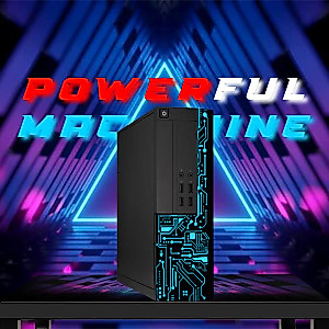 Computer Desktop PC, Intel Core i5, TechMagnet Siwa 8, 16GB RAM, 128 GB Boot + 2TB HDD, New MTG 24 Inch Monitor, MTG Wireless Keyboard Mouse, WiFi, Win 11 Home (Renewed)