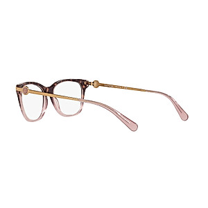 Coach HC6176 Prescription Eyewear Frames, Rose Tortoise Gradient/Demo Lens, 53 mm