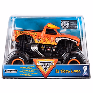 Monster Jam Official El Toro Loco Monster Truck Die-Cast Vehicle, 1:24 Scale