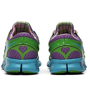 Nike Women's Free Run+ Doernbecher Violet/Turquoise Blue Sneakers 7.5