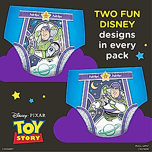 Pull-Ups Boys' Nighttime Potty Training Pants, Training Underwear, 3T-4T (32-40 lbs), 60 Ct