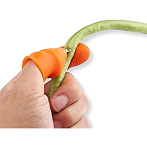 Fruit and Vegetable Picking Potted Plants Trim Silicone Thumb Knife Set Picking Portable Knife Garden Tools (1)