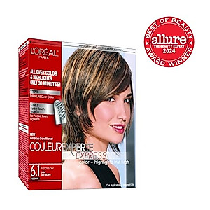 L'Oreal Paris Couleur Experte 2-Step Home Hair Color and Highlights Kit, French Éclair