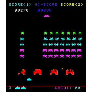 Taito Egret II Mini - Limited Blue Edition - Mini Arcade Machine with 40 pre-Installed Games: Space Invaders, Bubble Bobble and More