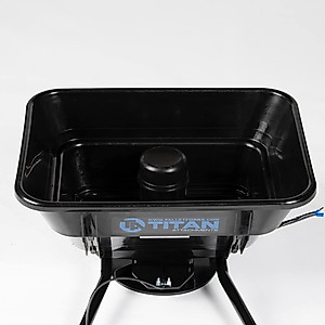 Titan Attachments 12 Volt ATV/UTV Broadcast Spreader, 80 LB Capacity, with Rain Cover