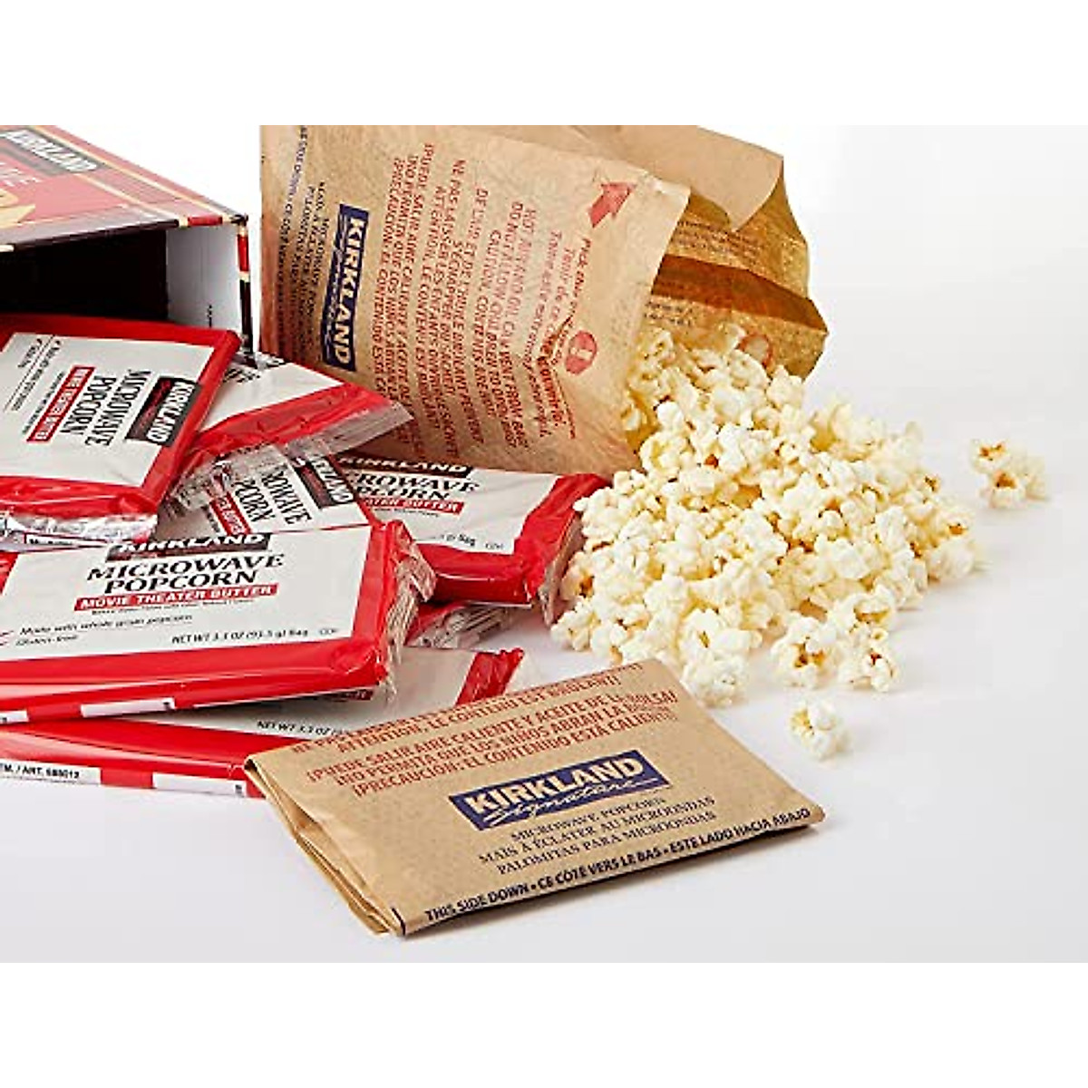 Kirkland Microwave Popcorn 3.3 Ounce Bags - 8 Bags