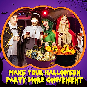 4 Pcs 4 Gallon Halloween Drink Buckets Large Ice Tubs for Parties Galvanized Metal Beverage Tin Bins for Beer Wine Champagne Cooler for Christmas Cocktail Bar Supplies