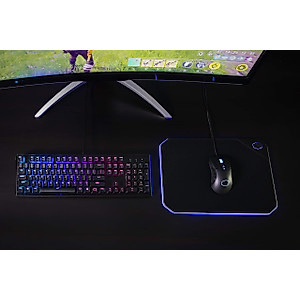 Cooler Master MM531 Gaming Mouse with 12,000 DPI Optical Sensor, On-the-Fly DPI, 3-Zone RGB and PBT buttons