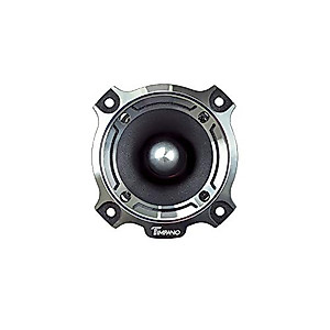 Timpano TPT-ST4 Chrome 3.5 Inch Super Tweeter, 4 Ohm, 500 Watts Peak, 105 dB Bullet, 1 in Voice Coil, Pro Car Sound System Bullet Tweeters (Pair)
