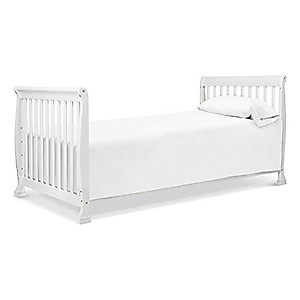 DaVinci Kalani 4-in-1 Convertible Mini Crib in White | Greenguard Gold Certified