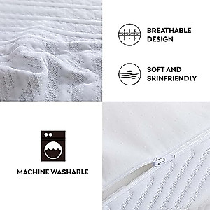 TMEOSK Queen Size Mattress, 8 inch Gel Memory Foam Mattress for a Cool Sleep & Pressure Relief, Medium Firm Feel with Motion Isolating (Queen)