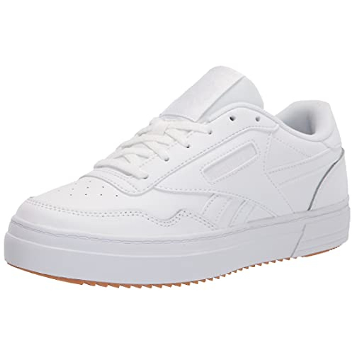 Reebok women's Club Memt Sneaker, White/True Grey/Rubber Gum, 8 US