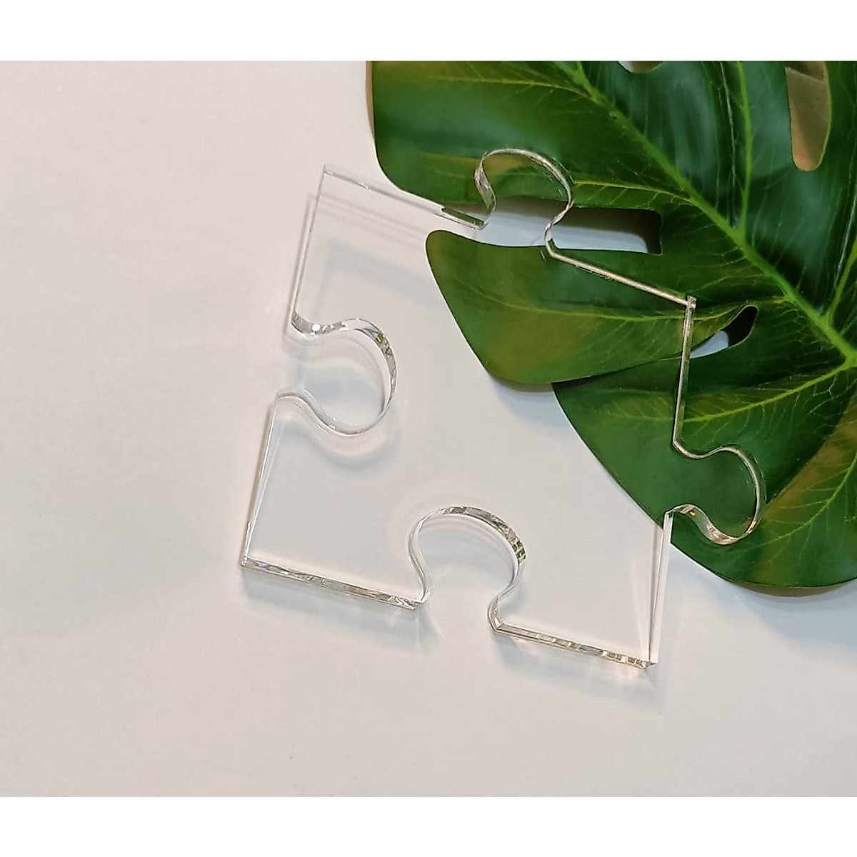 Acrylic Router Template,Puzzle Piece Serving Board Router Template for Charcuterie Home Kitchen Cutting Board Handle (Large)