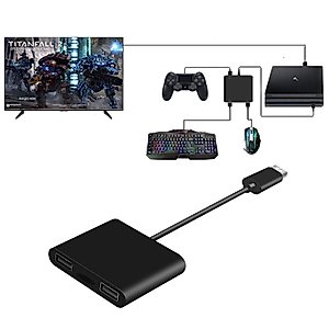 PS4 Keyboard and Mouse Adapter Converter for PS4 Pro/ PS4 Slim/ PS3/ Xbox One/One S/One X/Switch