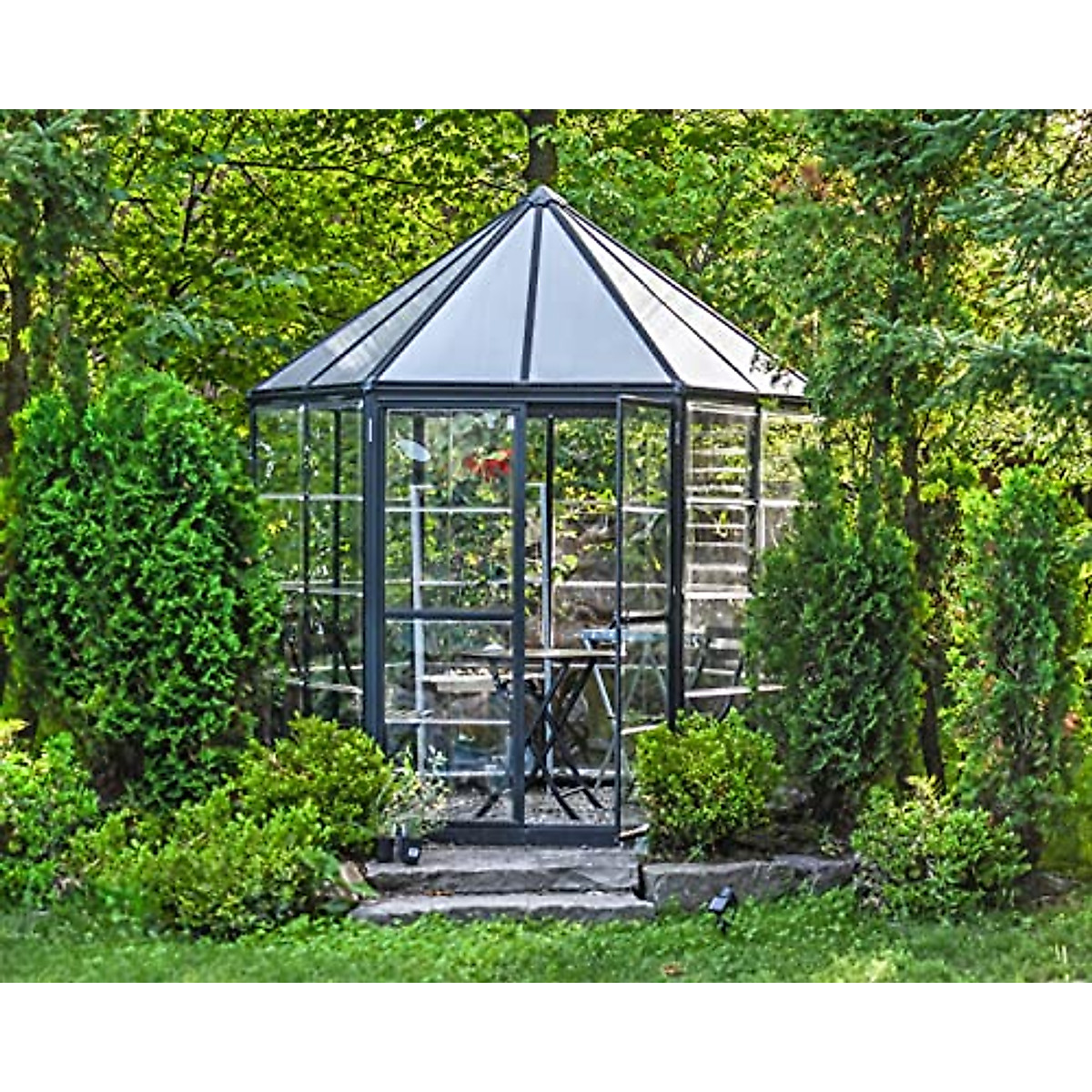 Palram - Canopia Oasis Greenhous - 7' x 8' x 9' - Gray