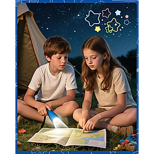 EverBrite 9-LED Flashlight 6-Pack Compact Handheld Torch Assorted Colors with Lanyard 3AAA Battery Included (Hurricane Supplies, Camping)