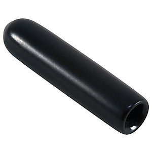 Caplugs VC187-16 VC Series – Round Vinyl Cap, 100 Pack, Black Plastic, 0.187" W x 1.000" L Protective Closures, Thread Protectors, Dust and Moisture Seals, Masking, Plating, Color Coding (99390009)