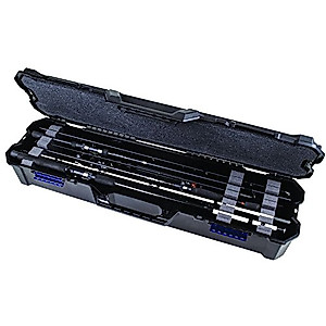 Flambeau Outdoors 4455BB Rod Bunk Box, Portable Fishing Rod Storage, Black