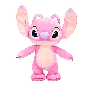 KIDS PREFERRED Disney Baby Lilo & Stitch Angel Soft Huggable Stuffed Animal Cute Plush Toy for Toddler Boys and Girls, Gift for Kids, Pink Angle 16 Inches