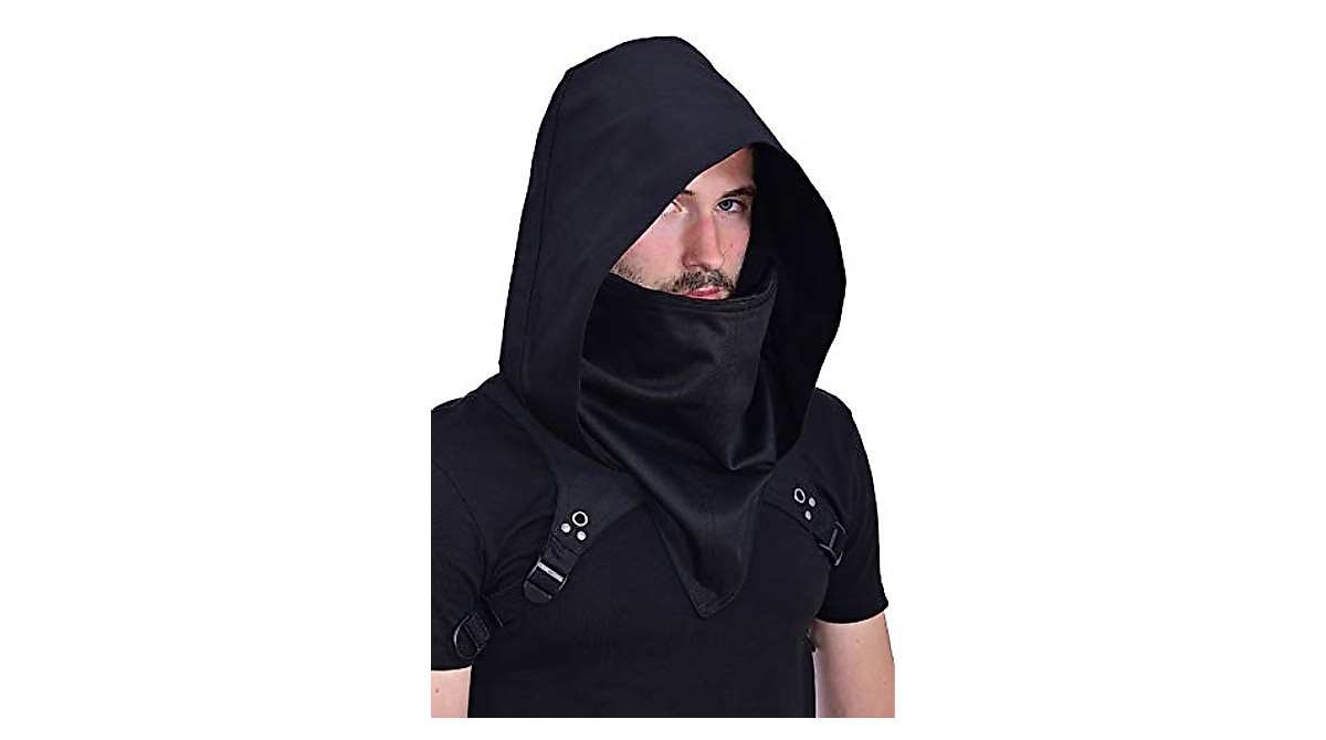HIBIRETRO Cyberpunk Rogue Cowl - Stylish Costume Accessory